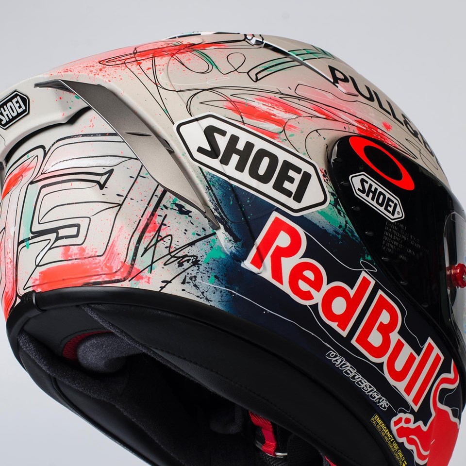 Racing Helmets Garage: Shoei X-Spirit III Marc Márquez Barcellona 2019 ...