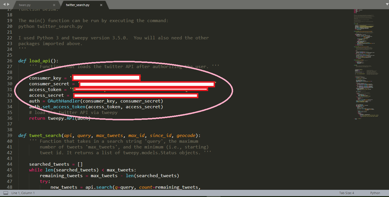 Cara Crawling Menggunakan Tweepy di windows