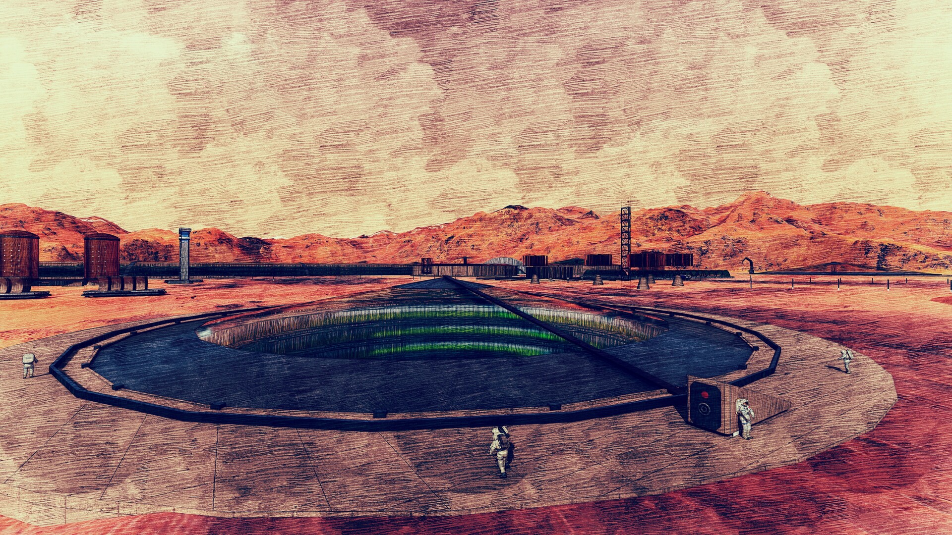 How SpaceX Mars Colony could look like in a few decades | human Mars