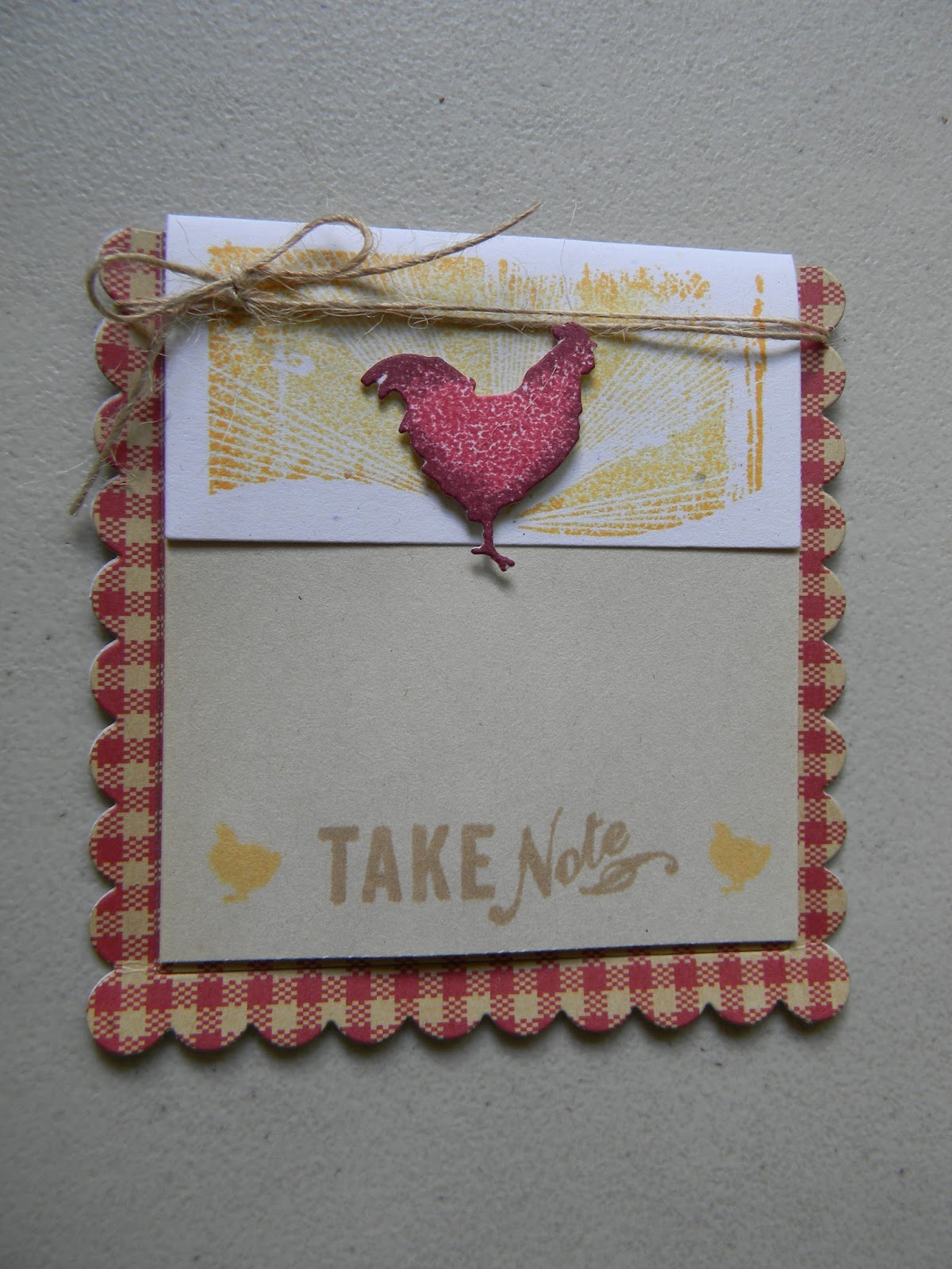 Marcia's Stampin' Pad: Make it Monday #220 - Die Cut Mini Notebooks