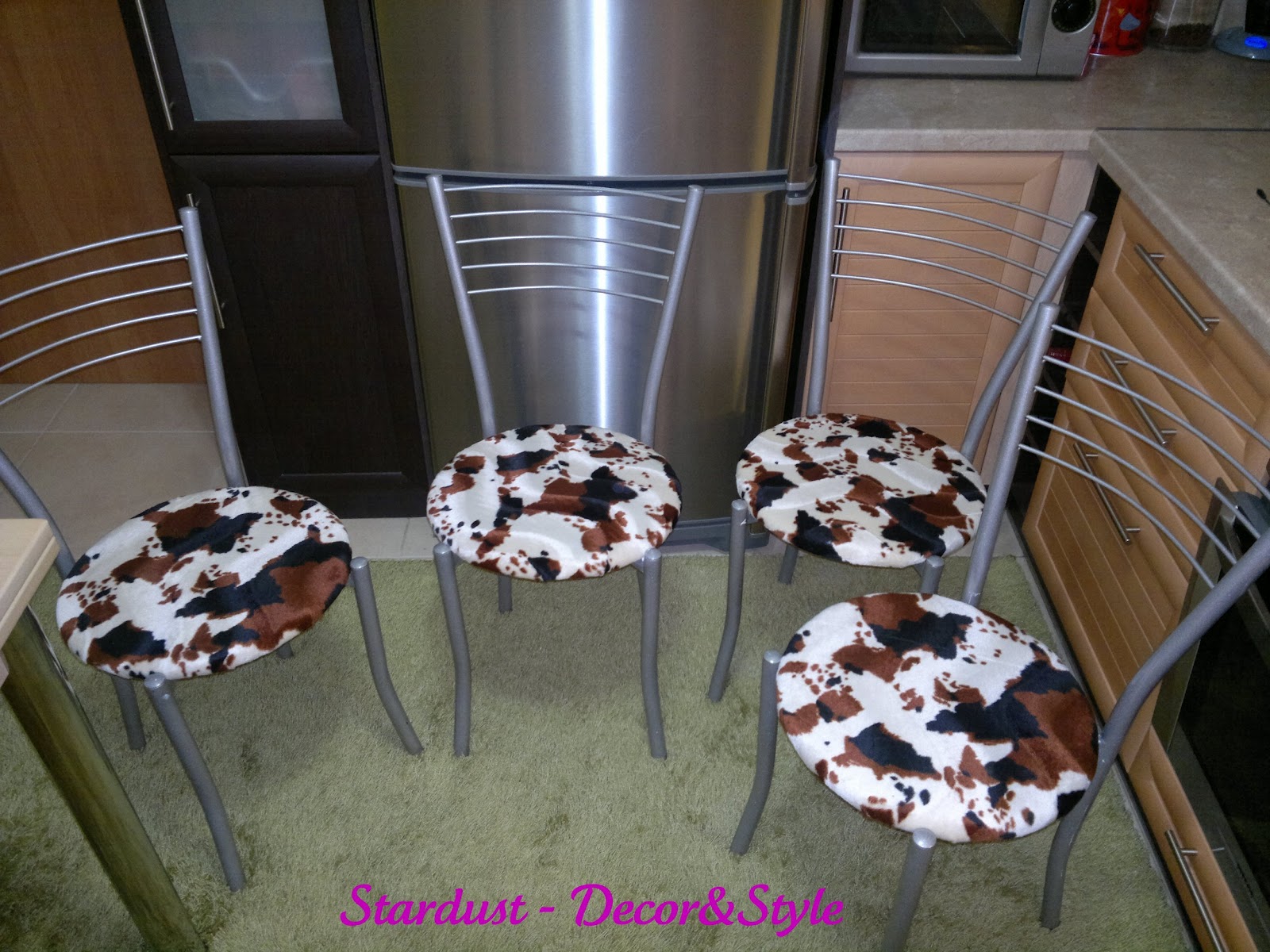 Honey I Revamped the Kitchen Chairs! | S t a r d u s t - Decor & Style