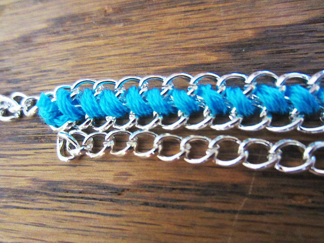 Make a Statement: DIY Woven Chain Necklace Tutorial