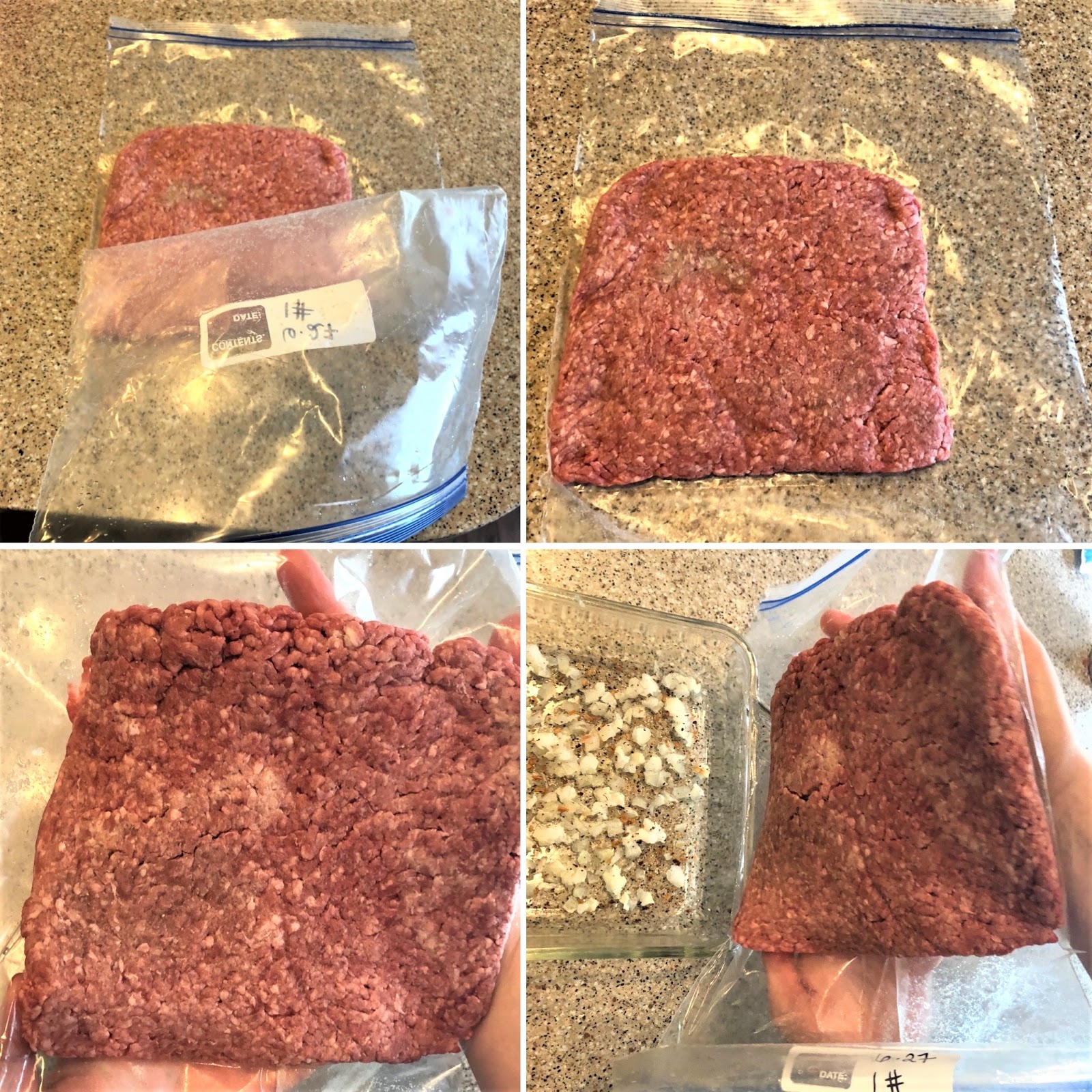 Brief and Balanced: Freezer Hack: Burger Bags