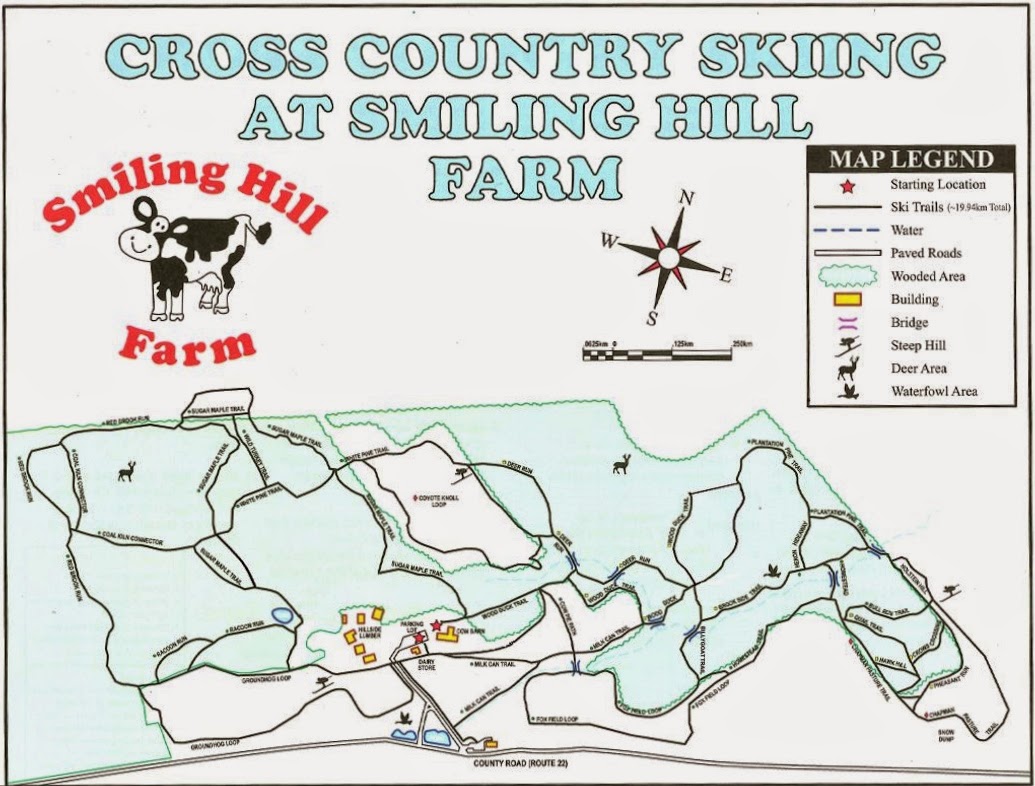 "Skiing the Cow" at Smiling Hill Farm - Westbrook, Maine
