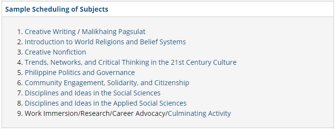 Humanities and Social Sciences (HUMSS) Strand - K-12 General Info ...