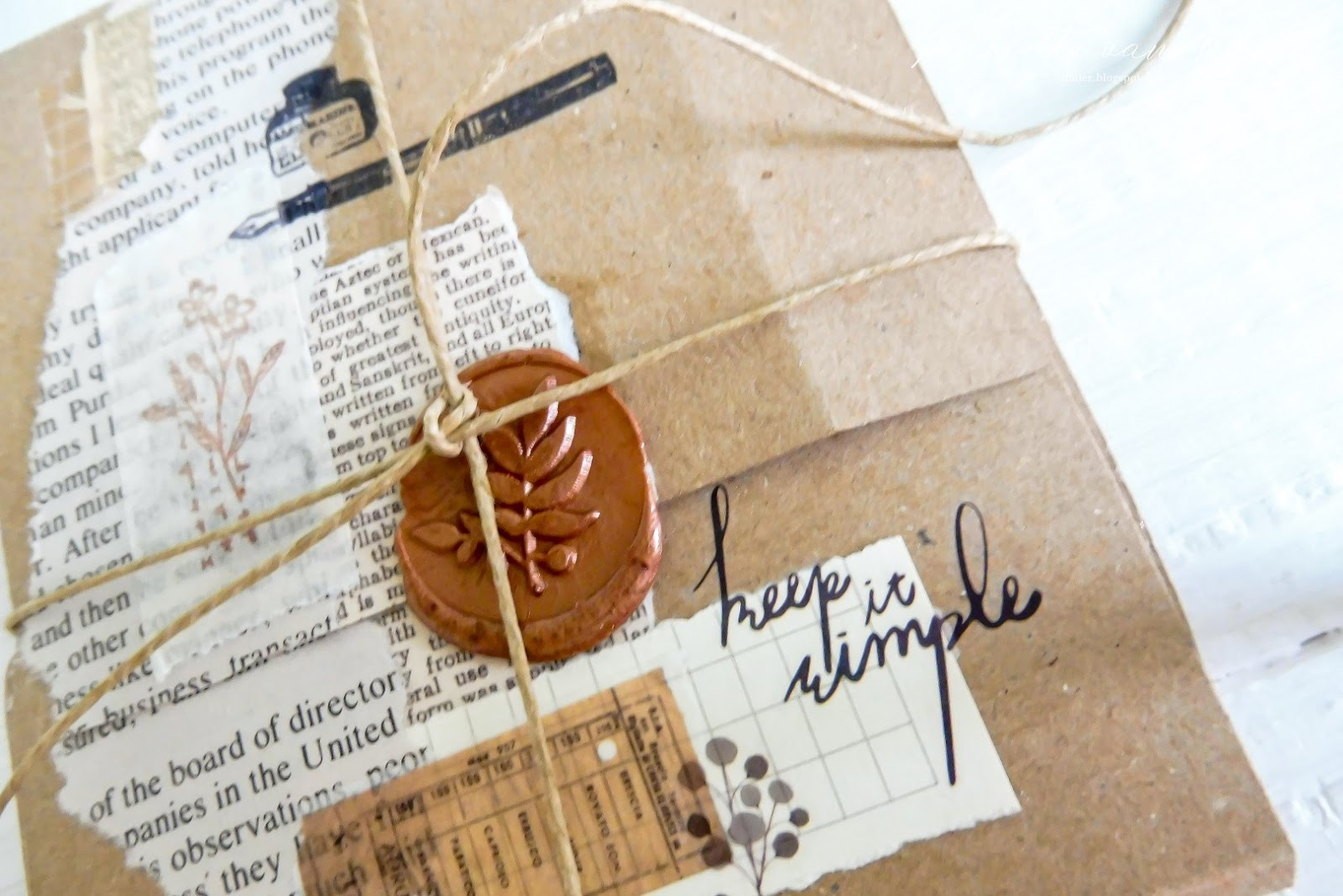 Snail mail envelope - Henriëtte van Mierlo