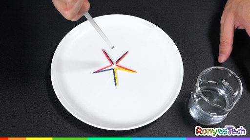 Rainbow Toothpick Star - Science Experiment for kids - Science ...