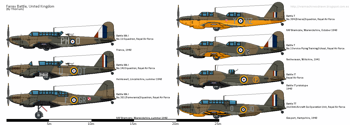 War Machines Drawn: Fairey Battle, part five