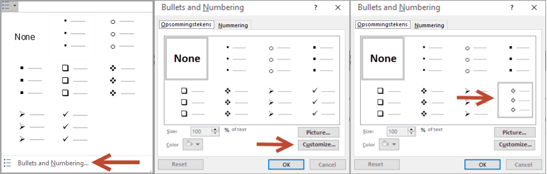 Luc's PowerPoint blog: Can you add your own bullets to the bullet ...