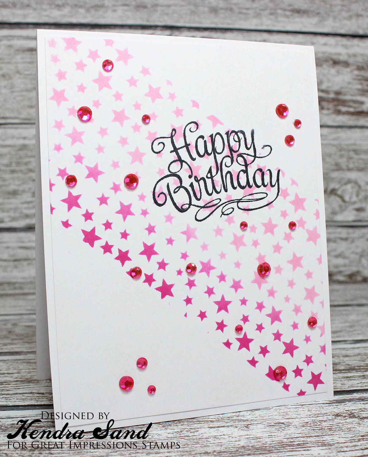 Luv 2 Scrap n' Make Cards: Blinged Birthday with GI
