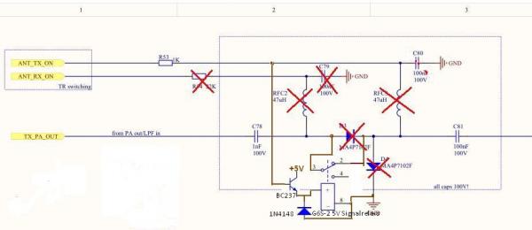 mcHF V06 TX-RX antenna switching: Pin diodes vs Relay