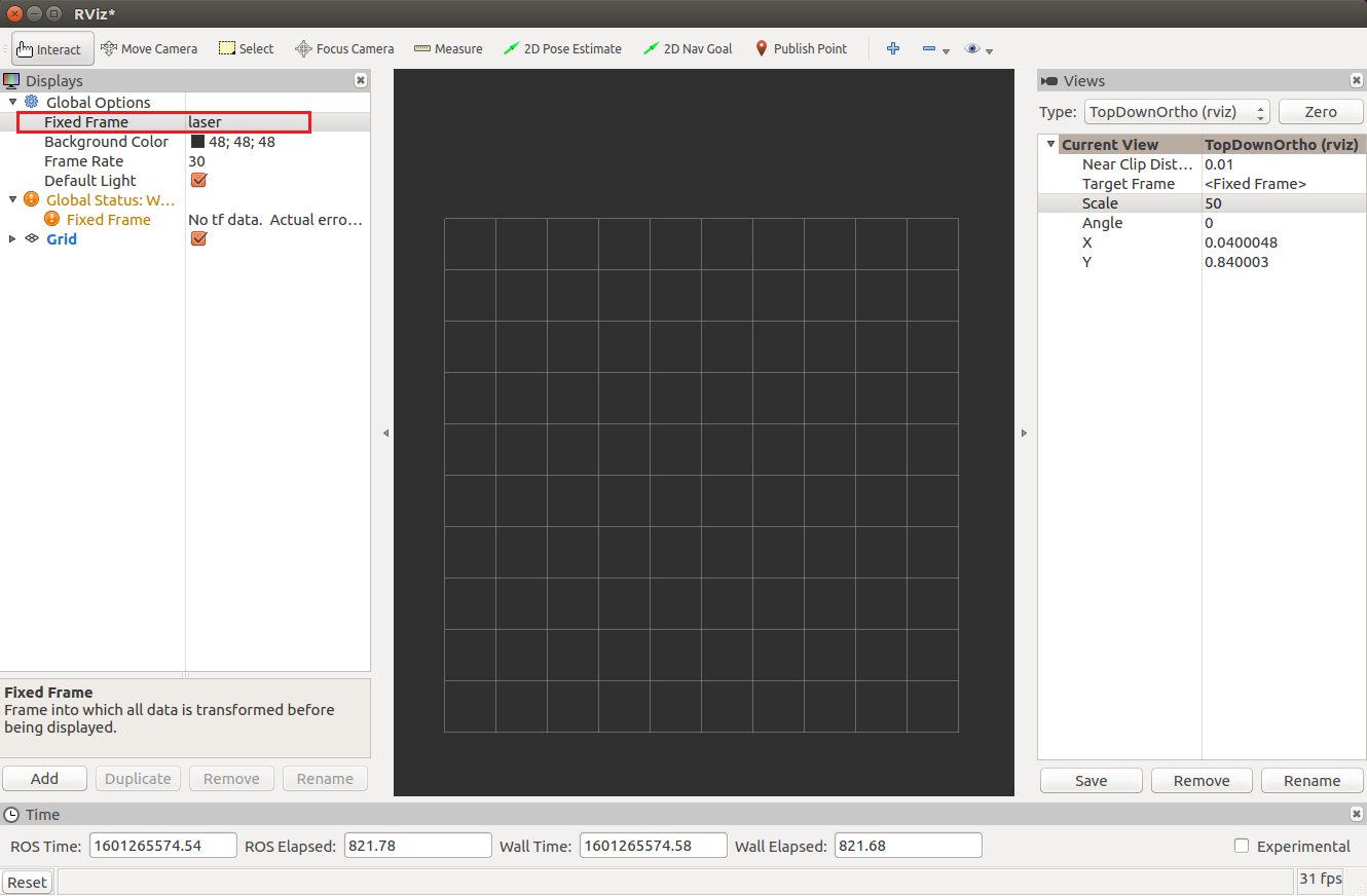 RobotStudio – ROS 機器人開發研究室: [ROS] 使用 RViz 繪製 LiDAR 掃描的數據