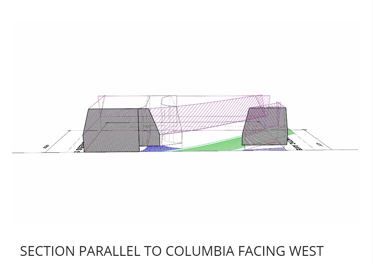 Site Zoning Envelope and FAR Massing