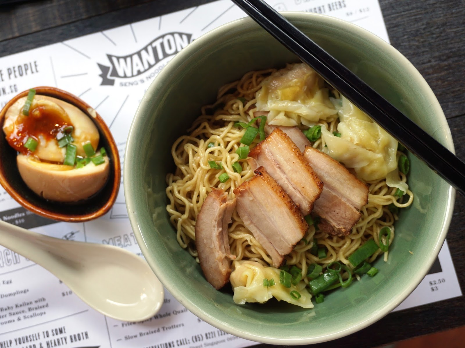 PinkyPiggu: WANTON Seng's Noodle Bar @ Amoy Street ~ Wanton Mee ...