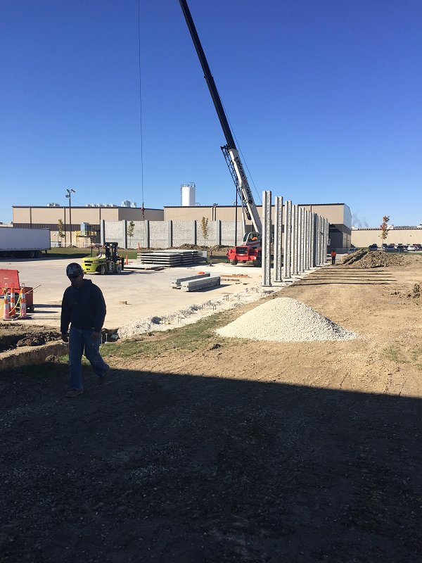 Crest Precast Concrete: Precast Security and Screen wall installation ...