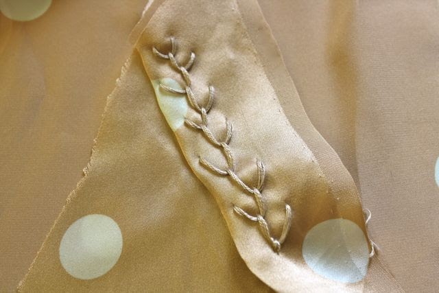 Gertie's New Blog for Better Sewing: Tailoring Detail: Feather Stitched ...