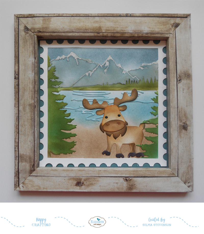 Selma's Stamping Corner and Floral Designs: Moose at the Lake