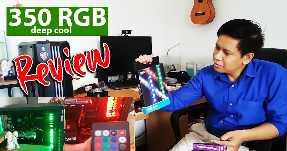 Kilau Lampu Led PC Deep Cool 350 RGB Ala Disko ~ Web'e SamLondo
