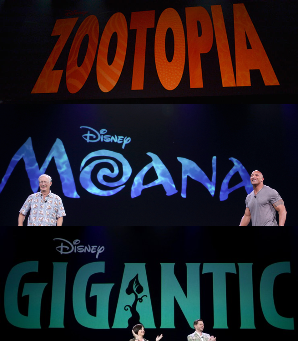 Animation news: D23: Disney Animation Announces Gigantic and Previews ...