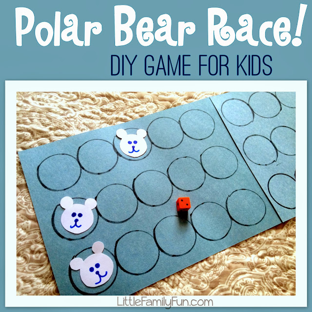 Little Family Fun: Polar Bear Race Game