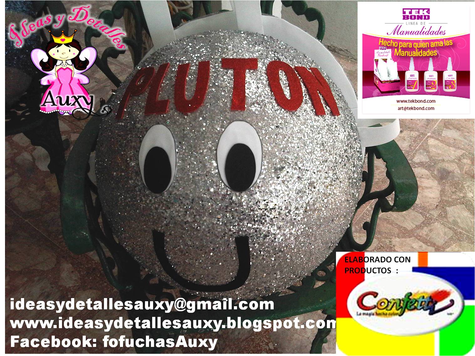 Ideas y Detalles Auxy: DISFRAZ DEL PLANETA PLUTON