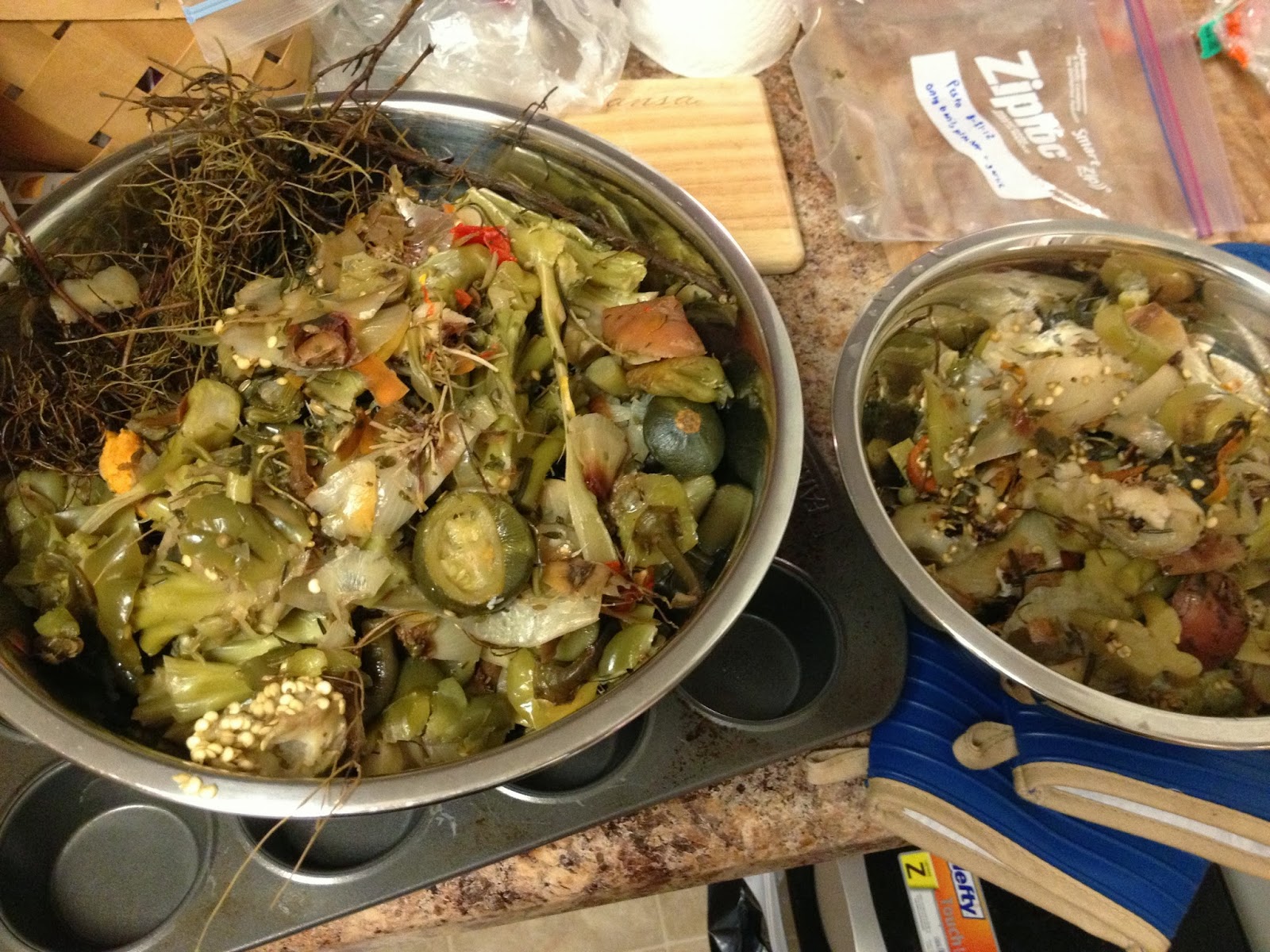 Working Out and Eating In: Homemade Vegetable Stock