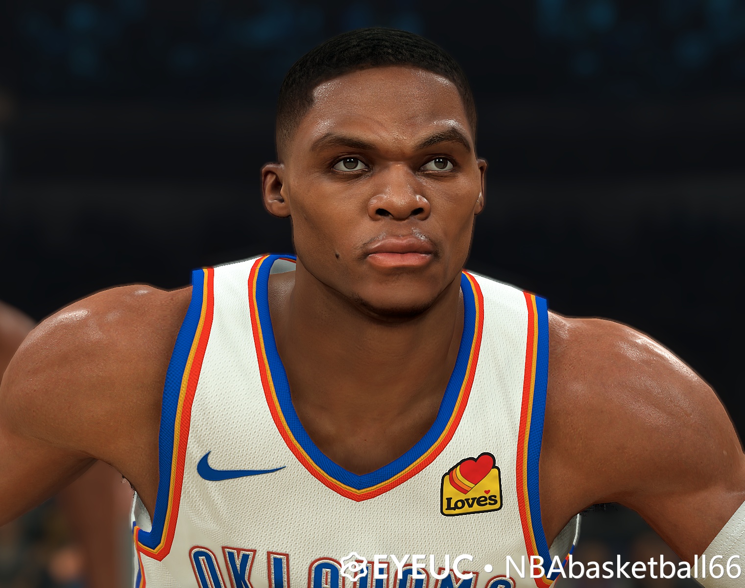 Russell Westbrook Cyberface and Body Model Oklahoma Version By LA [FOR ...