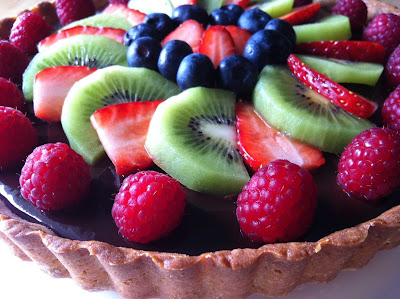 Simple Indulgence: Chocolate Fruit Tart