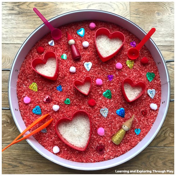 Learning and Exploring Through Play: Hands on Learning for Valentines Day