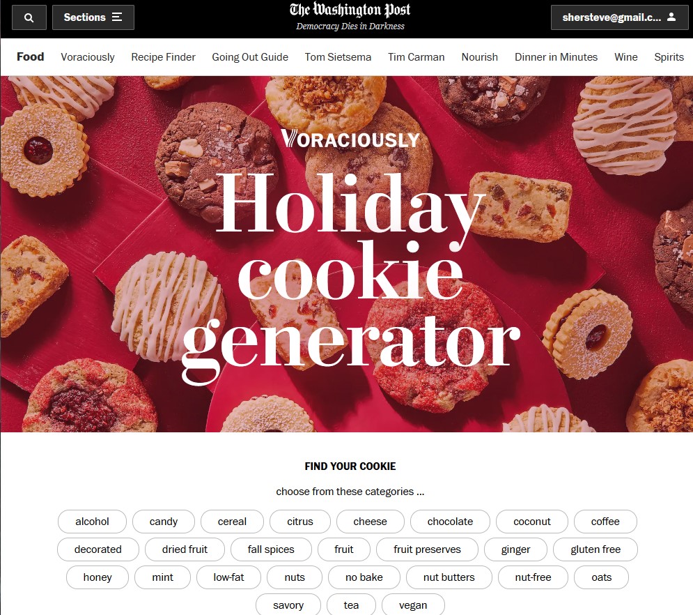 Franklin Matters: Holiday Cookie Generator