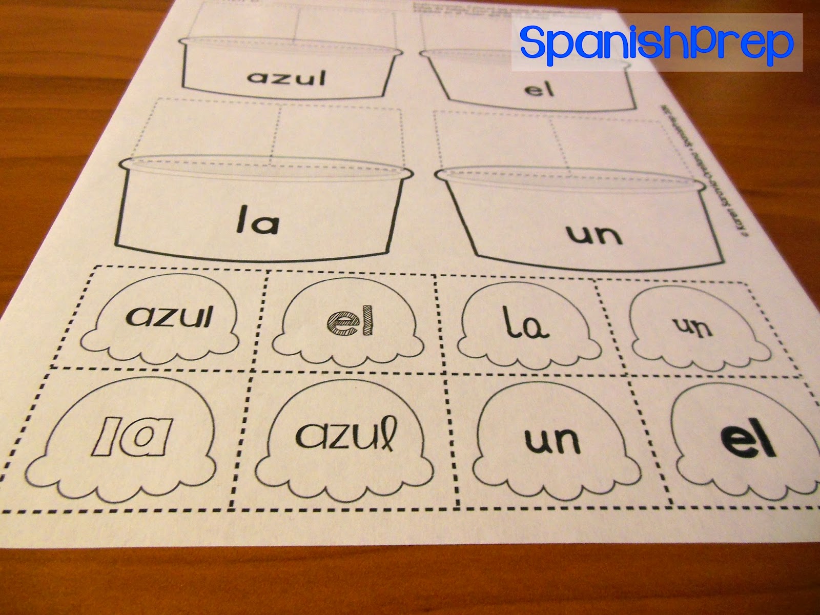 SpanishPrep Blog: I Scream for "Ice Cream" Sight Words