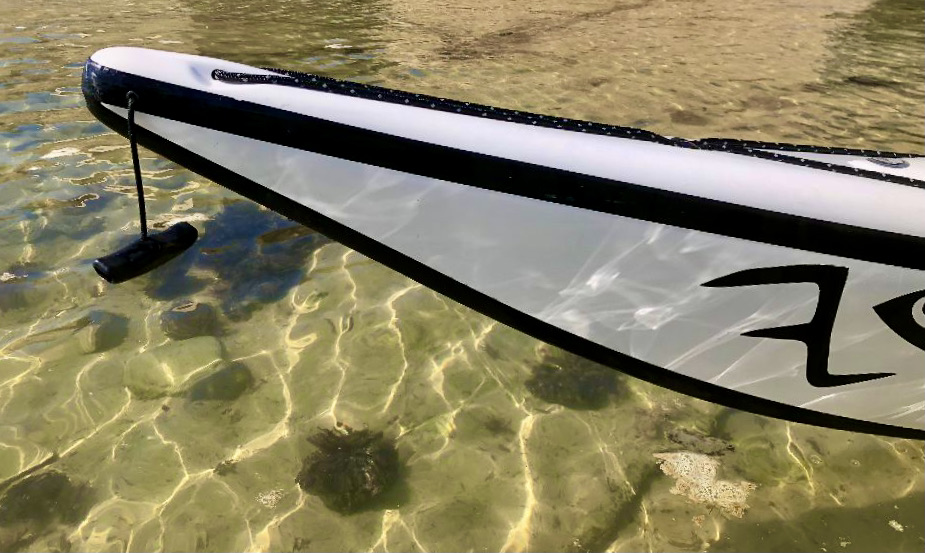 josebelloseakayaking: Protector de quilla. Keel strip