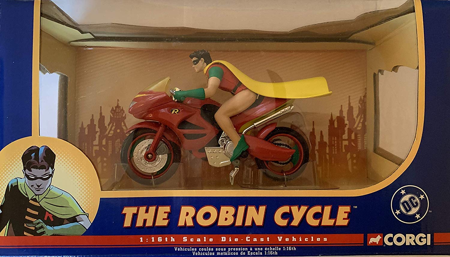 Corgi 1:16 scale Die-Cast Robin Cycle | Weird Fantastic Toy Adventures