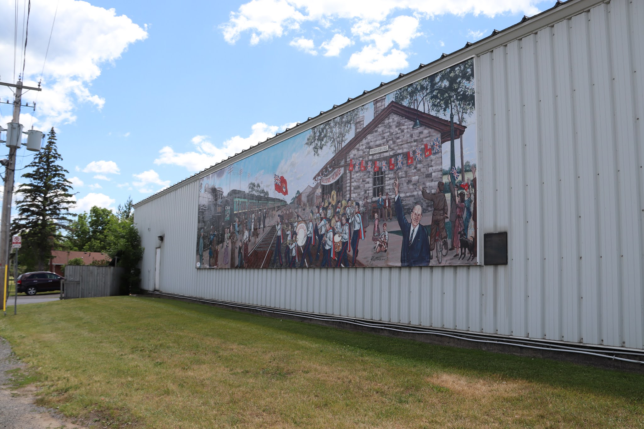 Memorials in Ottawa: W.W. II Homecoming Mural