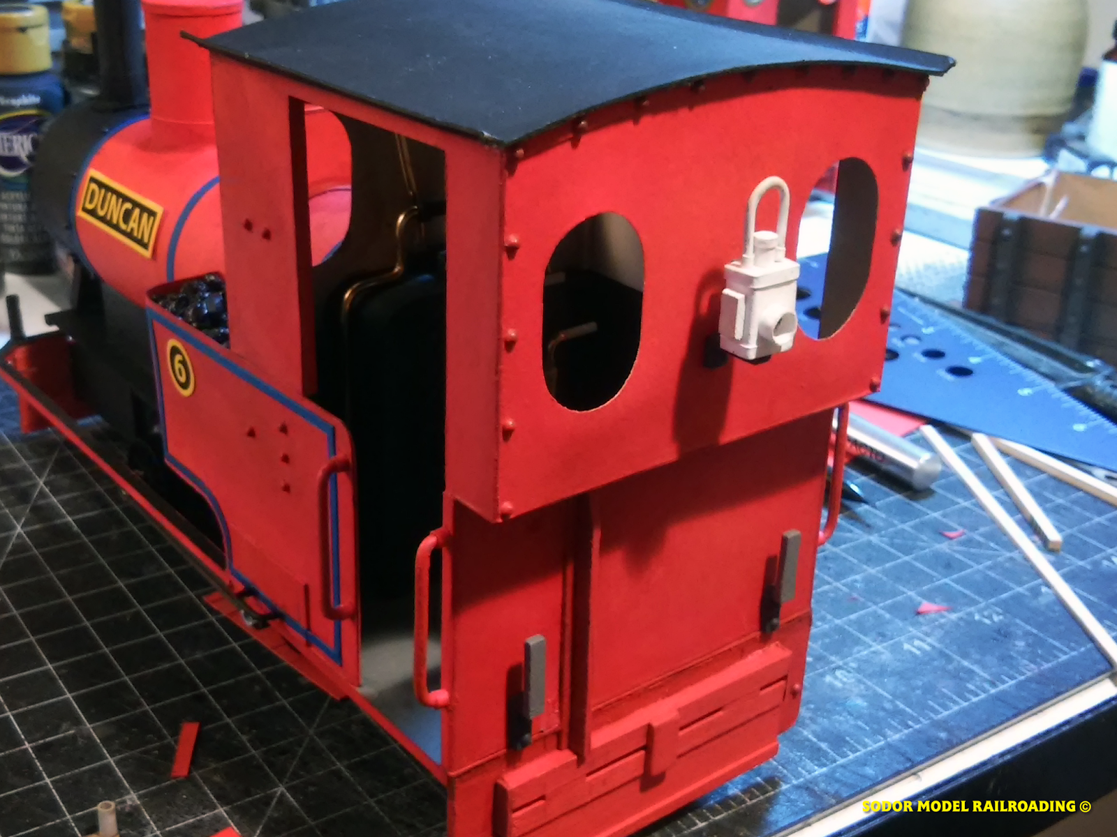 SodorModelRailroading: Scratch-Building Duncan | 16mm Scale