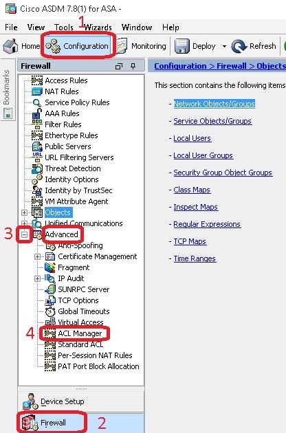 Knowledge Area: Cisco ASA Route Map ASDM