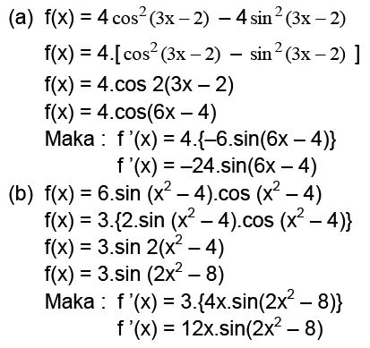 Turunan Fungsi Trigonometri - Materi Lengkap Matematika