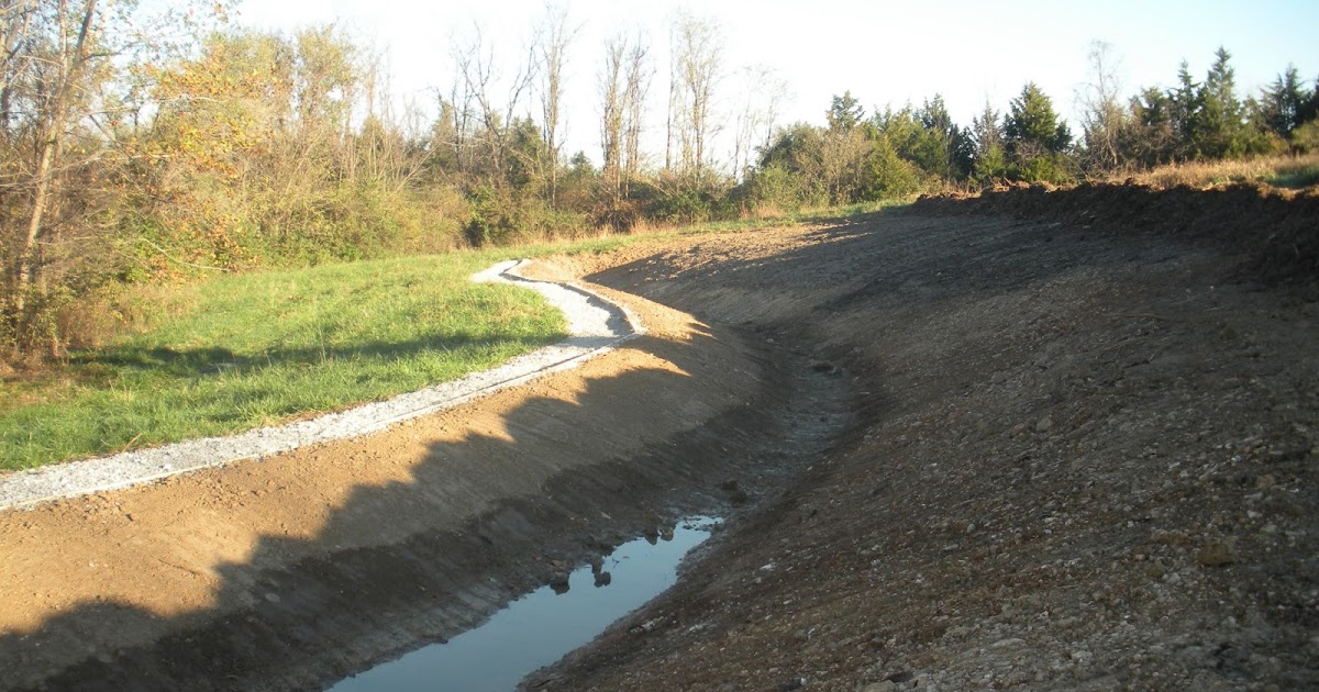 GoColumbiaMO Stormwater Utility: Level Spreader at Parkside Mulch Site