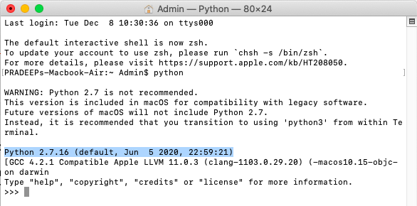 Getting Started with Python