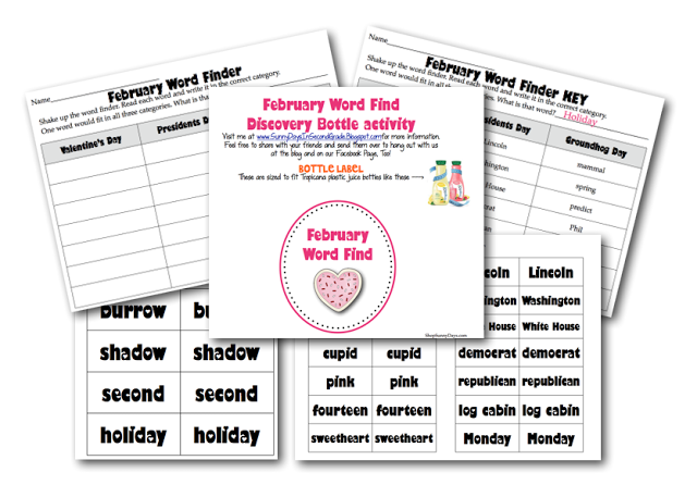 Valentine Word Shaker - Classroom Freebies