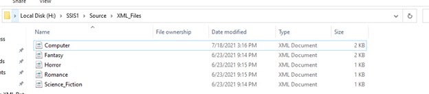 Microsoft Business Intelligence: Load Multiple XML file data into the table