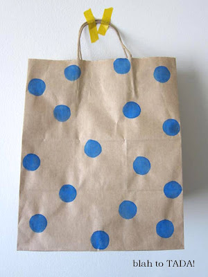 blah to TADA!: Paper Bag Projects