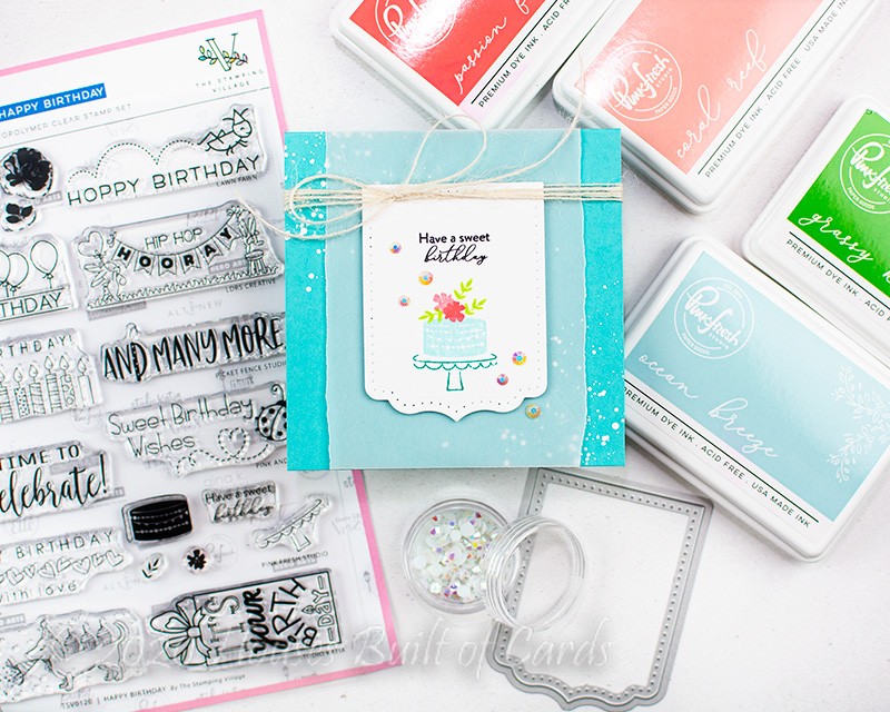 Houses Built of Cards: Sweet Birthday Cake - Pinkfresh Studio and ...