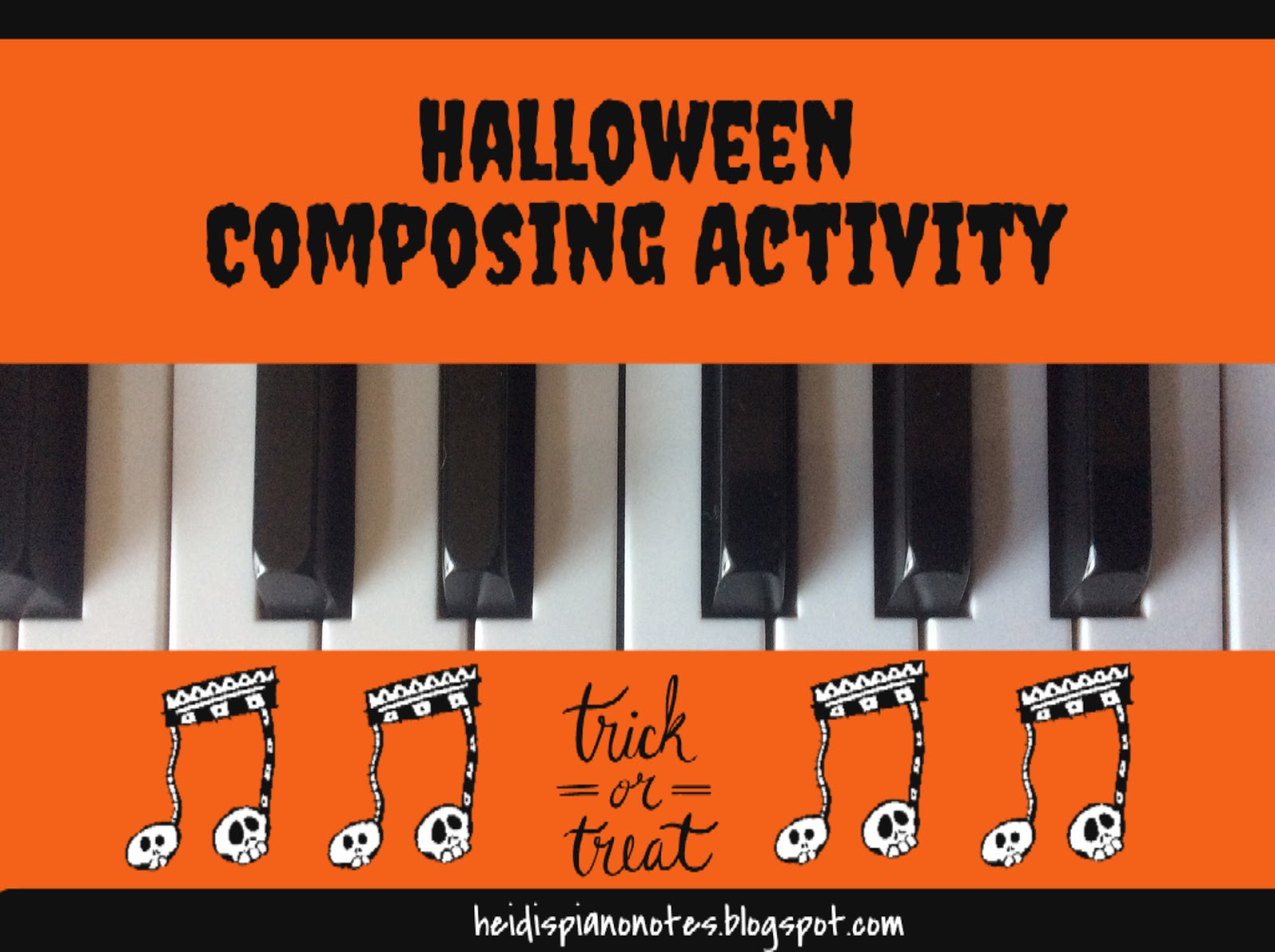 Heidi’s Piano Studio: Halloween Composing Piano Group Lesson Plans with ...