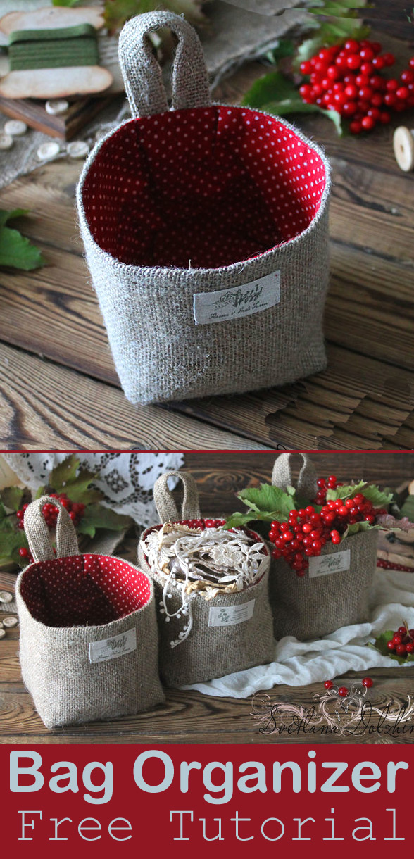 Bag Organizer Tutorial ~ DIY Tutorial Ideas!