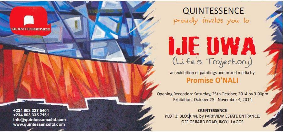 promise o'nali: ije uwa (lifes trajectory)