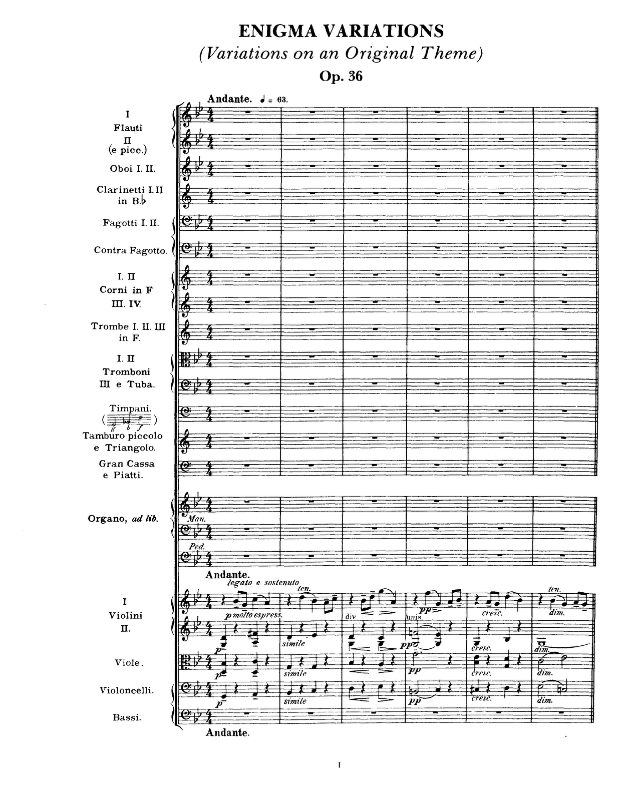 Elgar's Enigma Theme Unmasked: Elgar and the Number 13
