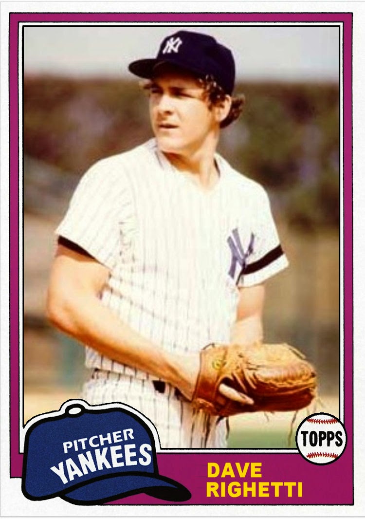 Cards That Never Were: 1981 Topps Dave Righetti