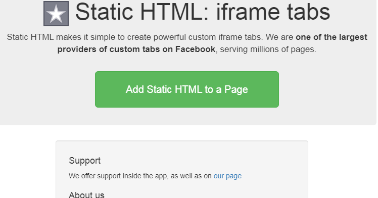 Second static Html:(Iframe Tab) Download