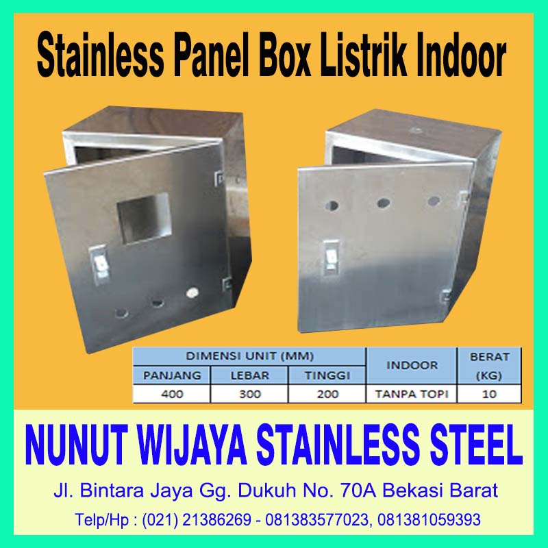 Toko Panel listrik Stainless - Panel Box Stainless terbaik harga murah ...